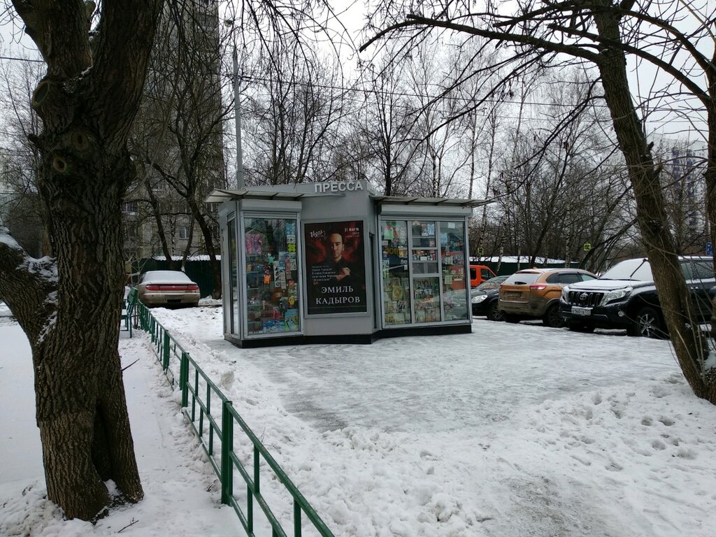 Gazete bayi Киоск печатной продукции, Moskova, foto