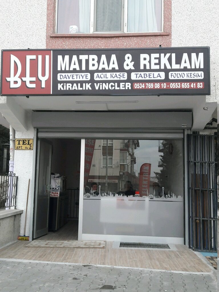 Reklam ajansları Bey Matbaa Reklam, Ankara, foto