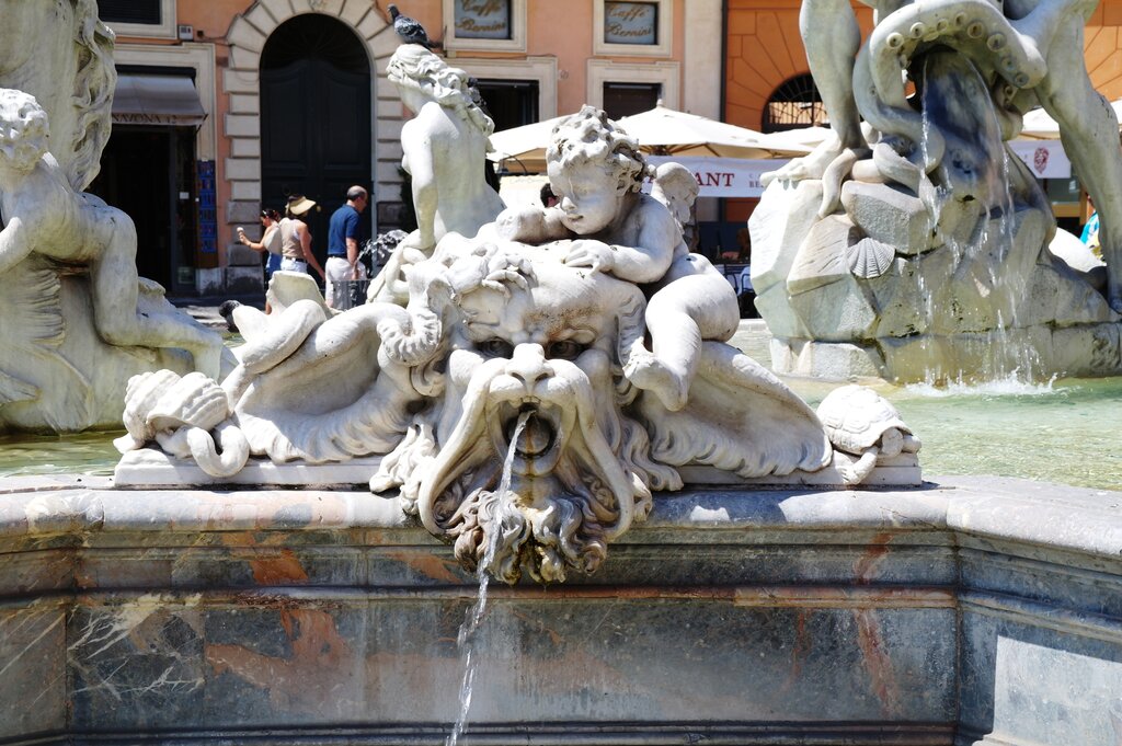 Çeşme Fontana del Moro, Roma, foto