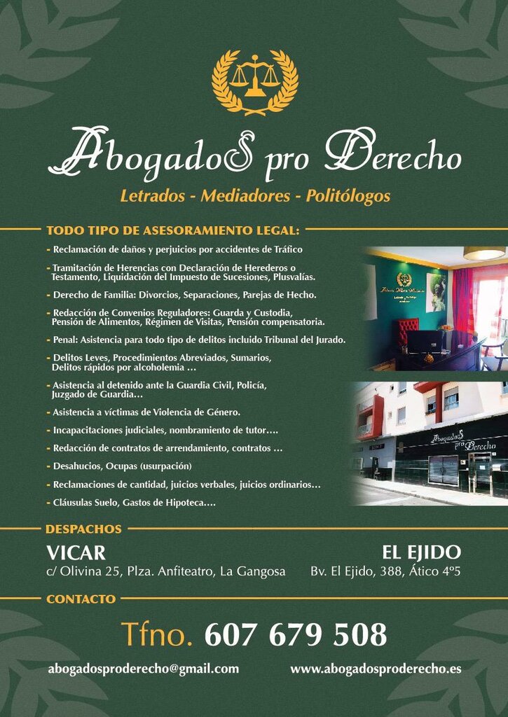 Avukatlar Abogados Pro Derecho - Lic. Alberto Martín Maldonado, Endülüs, foto