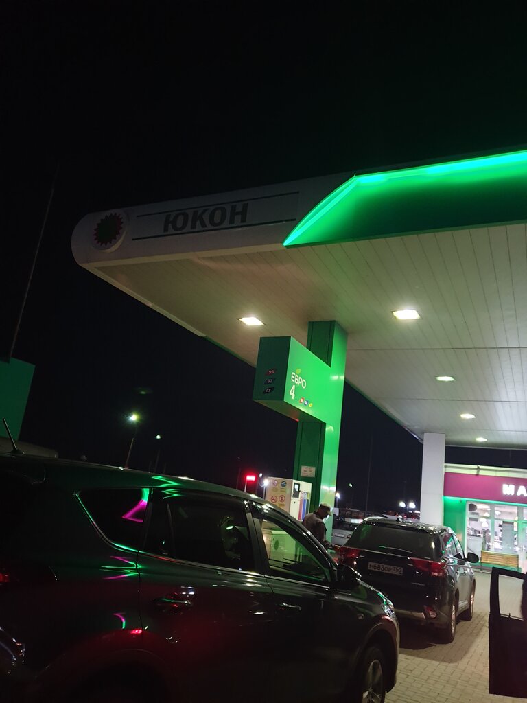 Benzin istasyonu Bashneft, Voronejskaya oblastı, foto