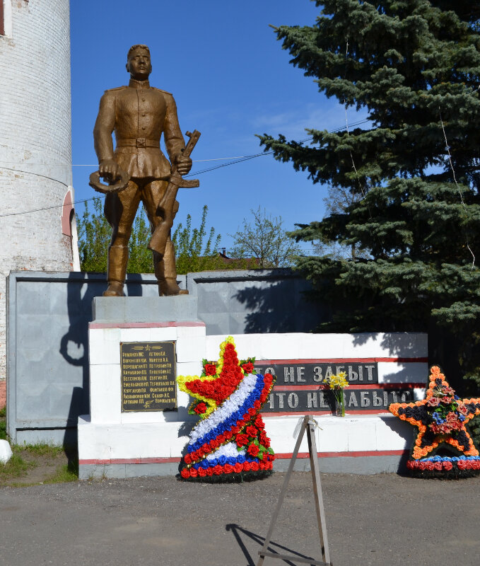 Anıt, heykel Погибшим участникам Великой Отечественной войны, работавшим на Алатырском механическом заводе, Alatyr, foto