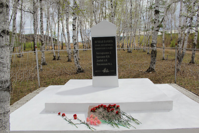 Anıt, heykel Братская могила пограничников, погибших в борьбе с японскими милитаристами, Amursk Bölgesi, foto