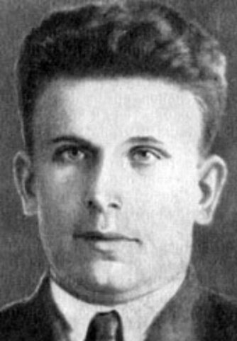 Anıt levhası, anıt taş Павлову Никифору Михайловичу, Dorogobuj, foto