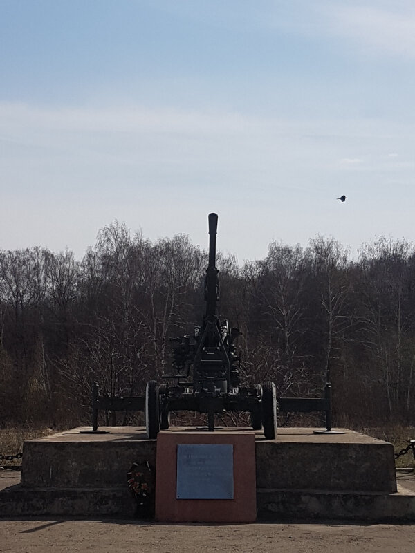 Teknoloji anıtı Зенитное орудие, Tulskaya oblastı, foto