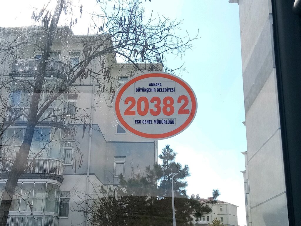 Toplu taşıma durağı Ego Durak 20382, Ankara, foto