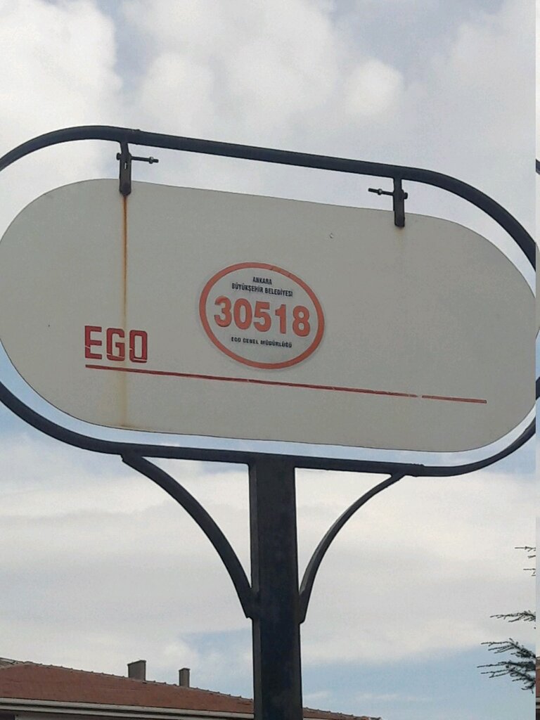 Toplu taşıma durağı Ego 30518 No'lu Durak, Ankara, foto