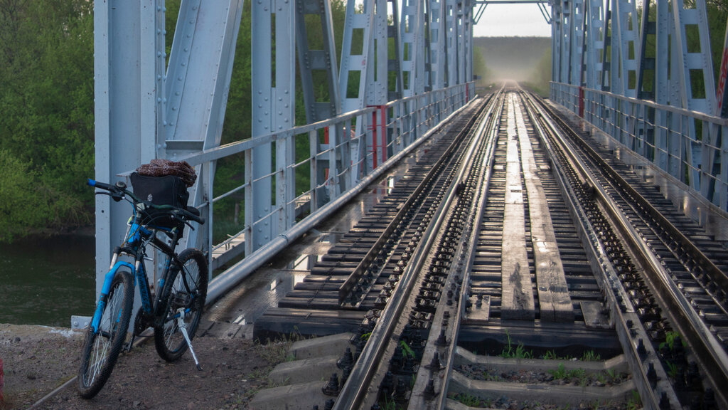 Tren istasyonu Остановочный Пункт 31 Км, Belgorodskaya oblastı, foto