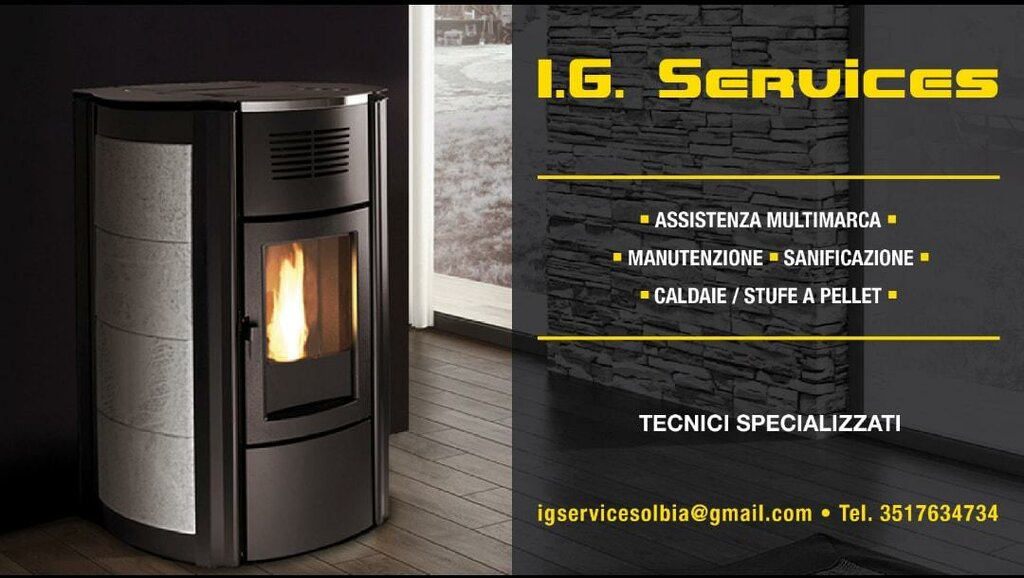 Baca temizliği hizmetleri Manutenzione e Assistenza Stufe a Pellet - I. G. Services, Sardunya, foto