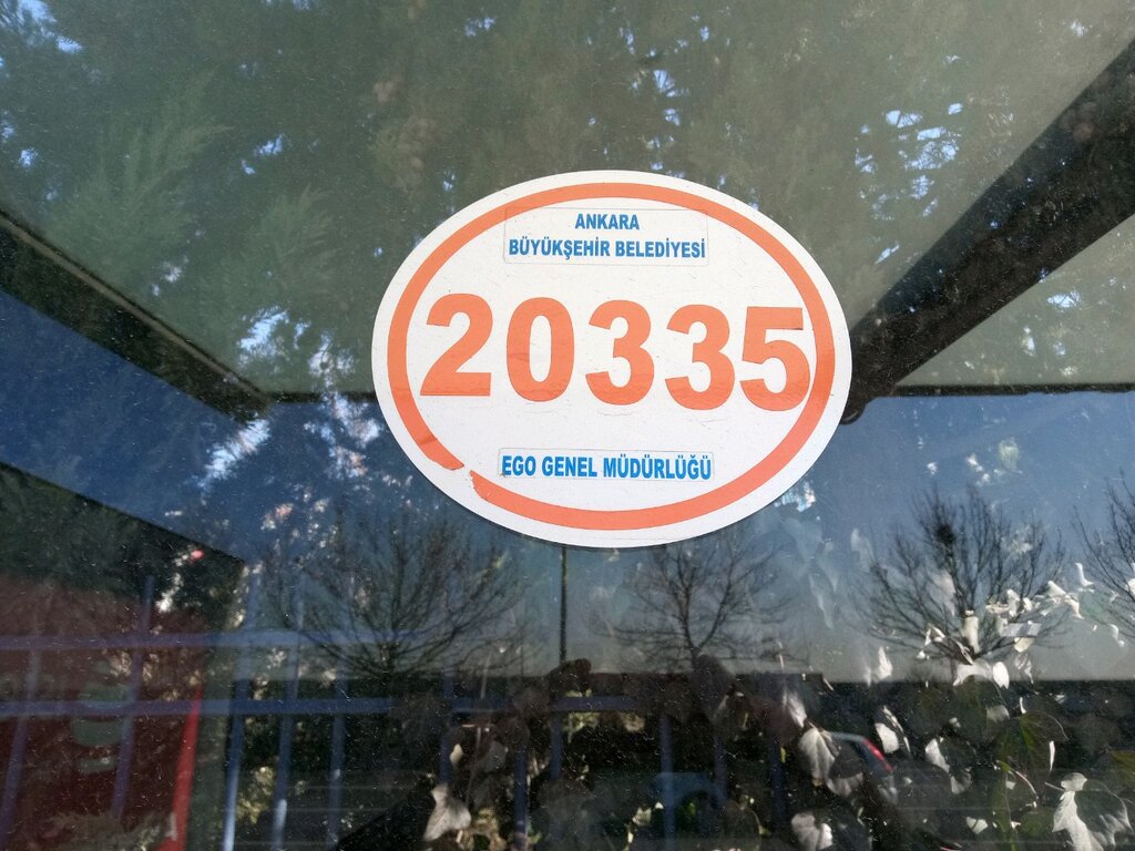 Toplu taşıma durağı Ego Durak 20335, Ankara, foto