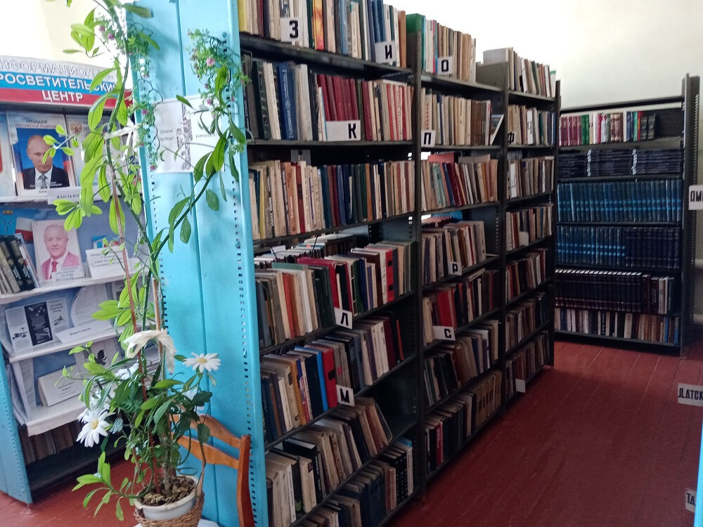 Kütüphaneler Библиотека с. Преображенка, Saratovskaya oblastı, foto
