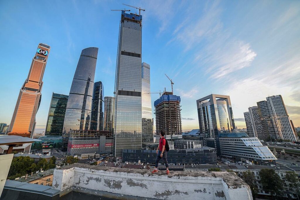 Geziler Tours on the roofs of Moscow, Moskova, foto