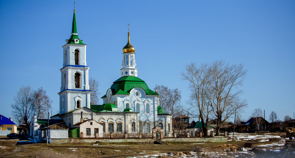 Ortodoks kiliseleri Церковь апостолов Петра и Павла, Sverdlovskaya oblastı, foto
