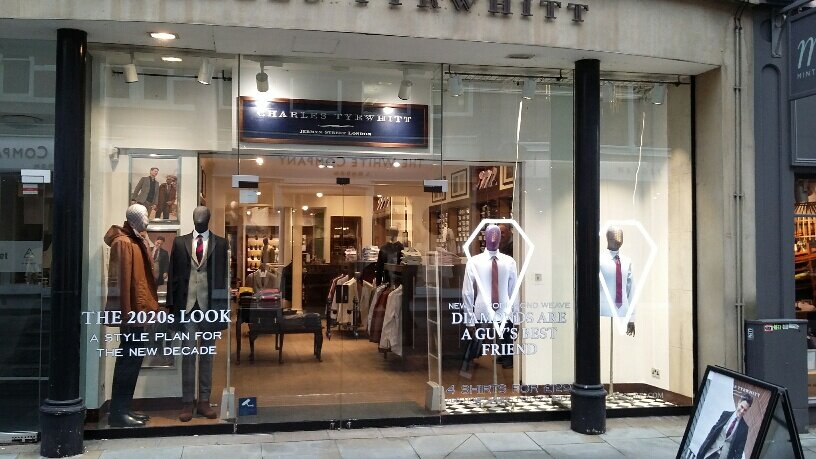 Giyim mağazası Charles Tyrwhitt, İngiltere, foto