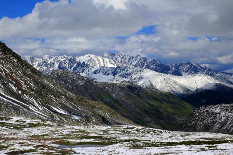 Unutulmaz olayların yeri Verkhnij Lager', Doğu Kazakistan eyaleti, foto