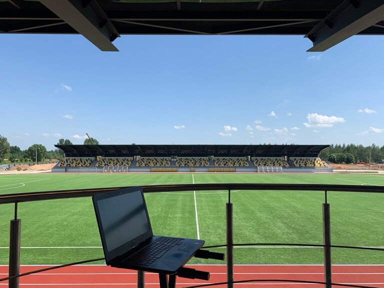 Stadyum Schachzjor-Stadion, Salihorsk, foto