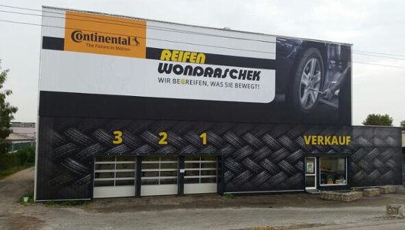 Jant ve lastikçiler Reifen Wondraschek GmbH, Yukarı Avusturya, foto