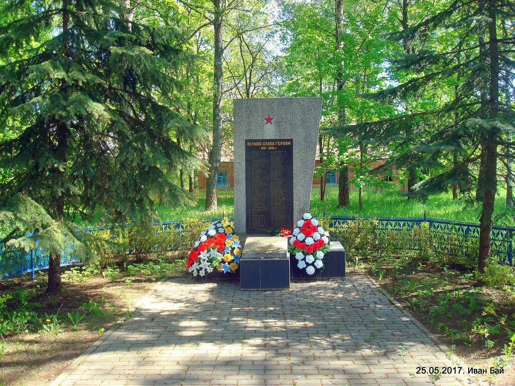 Anıt, heykel Братская могила, Vitebskaya oblastı, foto