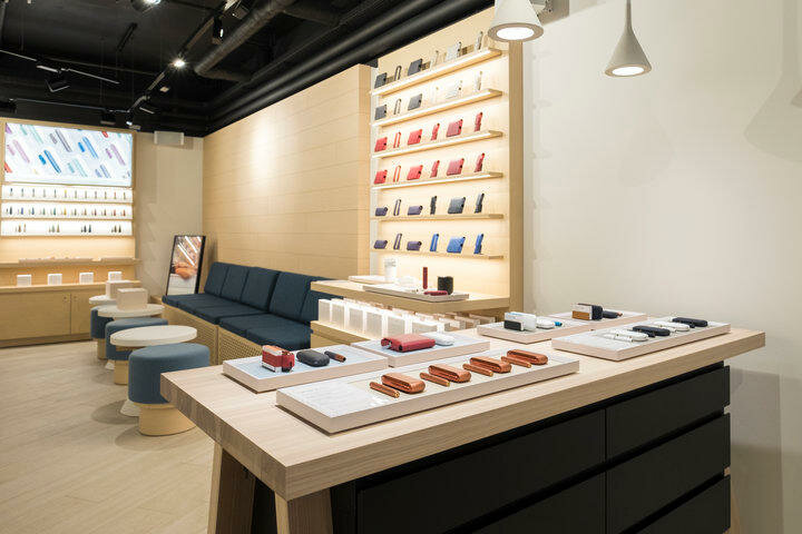 Tütün, sigara mağazaları Iqos Boutique, St. Gallen, foto