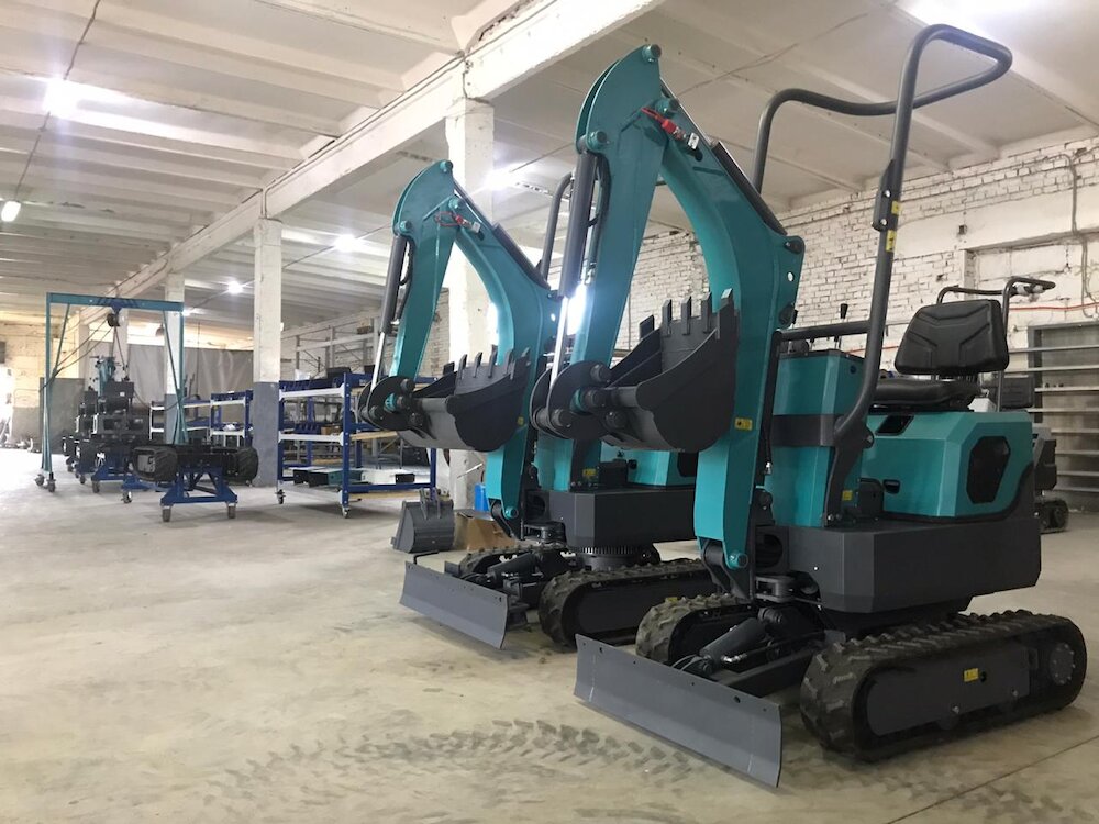 Özel üretim araç ve ekipmanları Miniexcavator Mole, Saint‑Petersburg, foto