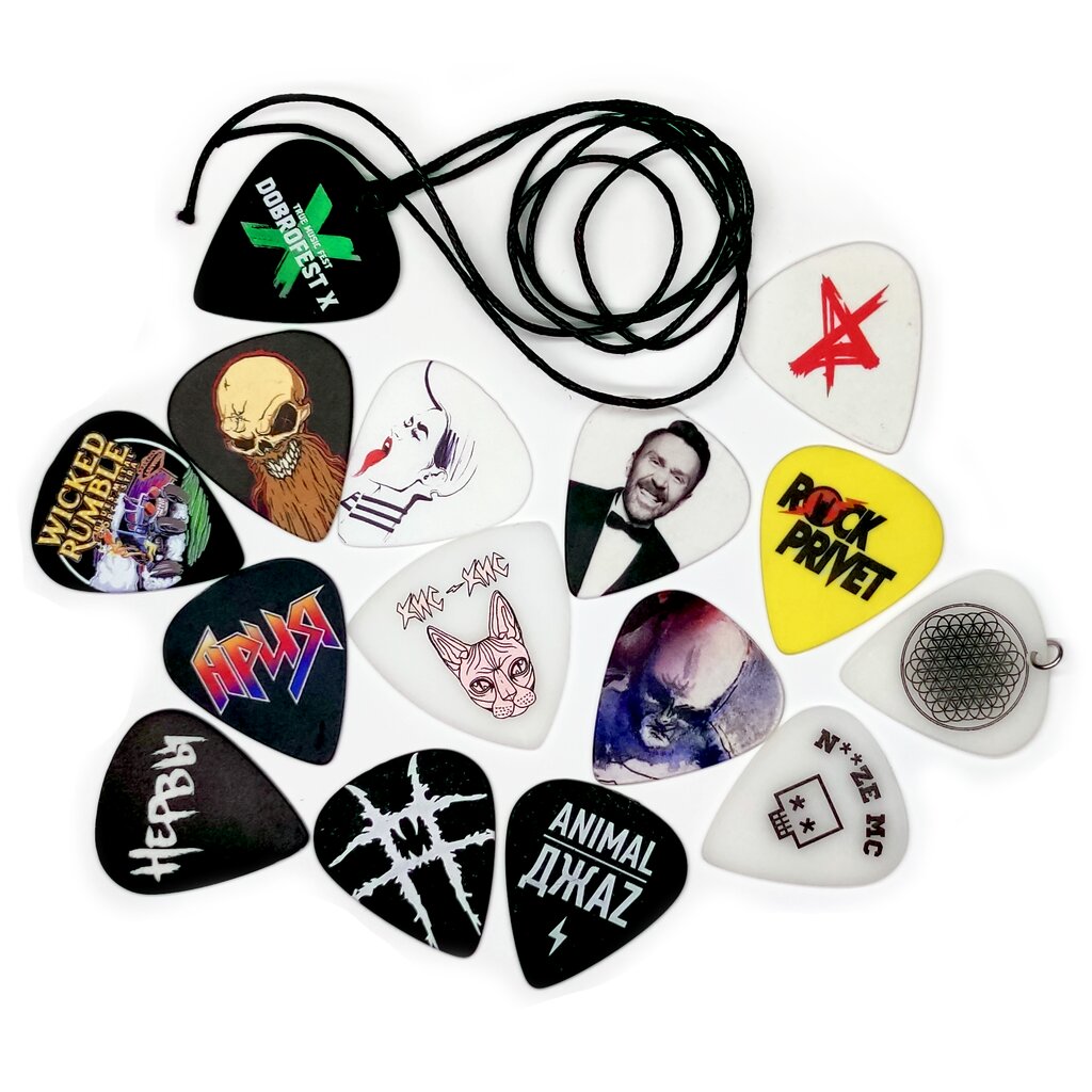 Baskı hizmetleri Guitarpicks, Moskova, foto