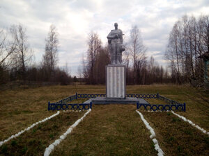 Воинам, погибшим в годы Великой Отечественной войны 1941-1945 гг. (Nizhniy Novgorod Region, gorodskoy okrug Shakhunya, selo Chyornoye, Tsentralnaya ulitsa), anıt, heykel  Nijegorodskaya oblastından