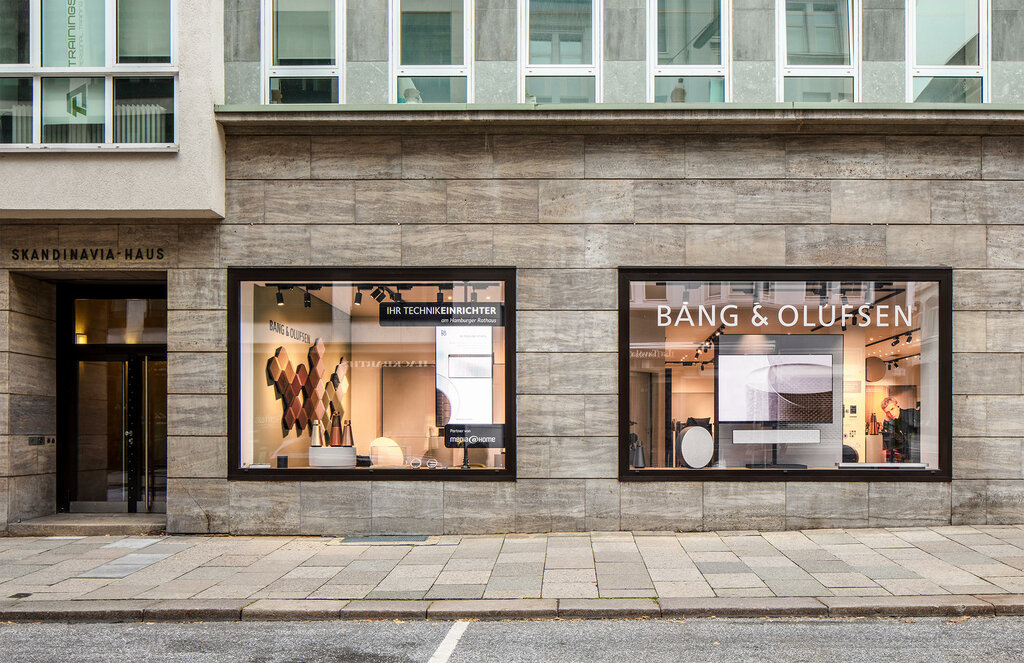 Elektronik eşya mağazaları Bang & Olufsen, Hamburg, foto