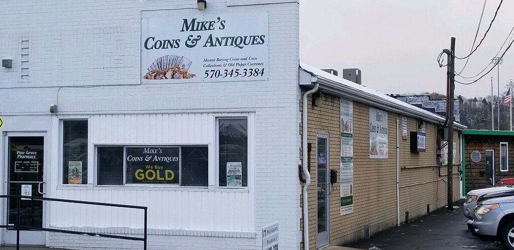Antikacı dükkanları Mike's Coins and Antiques, Pennsylvania, foto