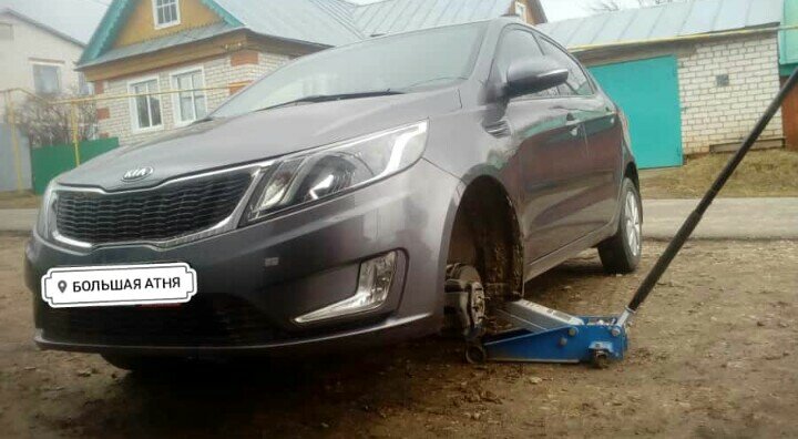 Oto lastik tamiri Tire service, Tataristan, foto
