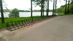 Bicycle parking (St. Petersburg, Kolpino, ostrov Chukhonka), bisiklet park yerleri  Kolpino'dan