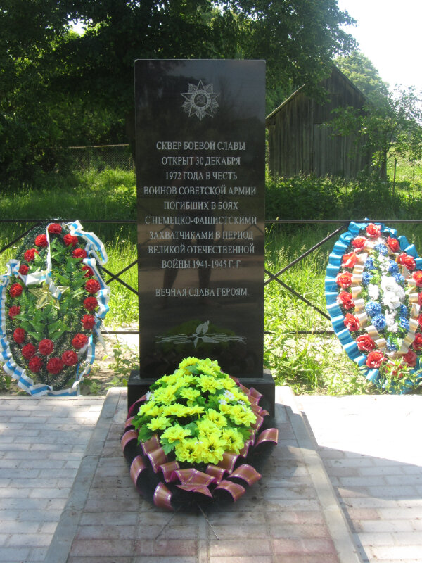 Anıt, heykel Братская могила, Brianskaya oblastı, foto