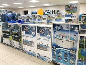Havuz ekipmanları Intex and Bestway store, Samara, foto