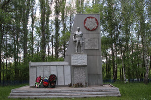 Мемориал Великой Отечественной войны (Voronezh Region, Talovskiy District, Aleksandrovskoye selskoye poseleniye, posyolok Kazanka), anıt, heykel  Voronejskaya oblastından