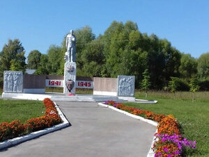 Монумент Победы в Великой Отечественной войне 1941-1945 (Ryazan Region, Mikhaylovskiy munitsipalny okrug, derevnya Bychki), anıt, heykel  Riazanskaya oblastından