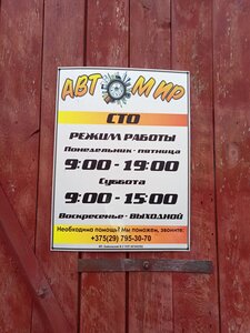 АвтоМир (Sovetskaya ulitsa No:59), otomobil servisi  Yelsk'ten