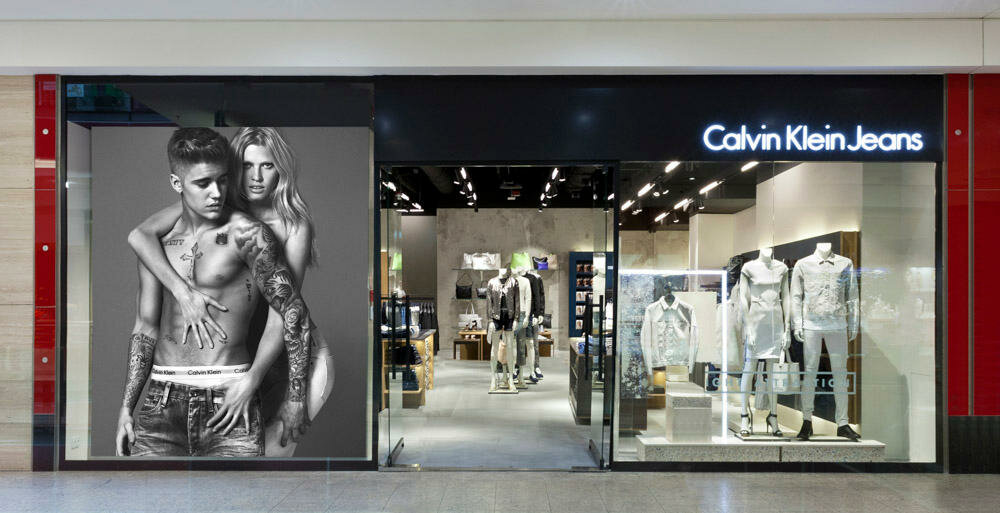 Giyim mağazası Calvin Klein Jeans, Krakow, foto