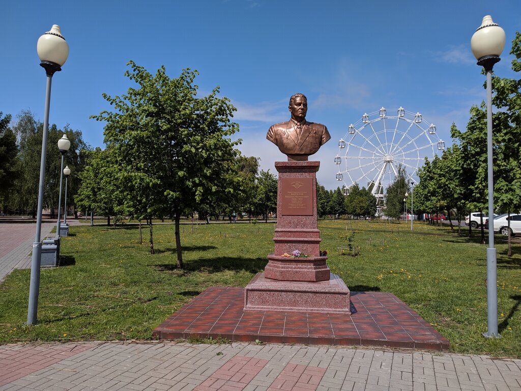 Anıt, heykel В.Ф. Маргелов, Voronej, foto