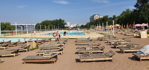 Central beach (naberezhnaya Tukhachevskogo No:1А), plaj  Omsk'tan