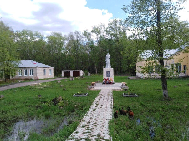 Anıt, heykel Солдат Великой Отечественной войны 1941-1945 гг., Nijegorodskaya oblastı, foto
