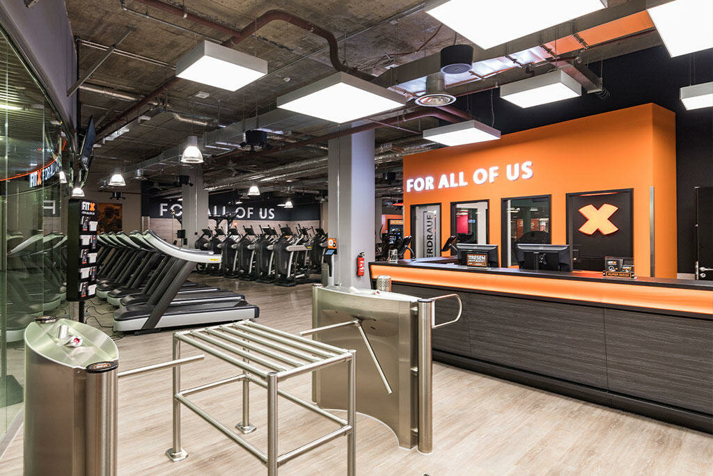 Yoga stüdyosu FitX Fitnessstudio, Wetzlar, foto