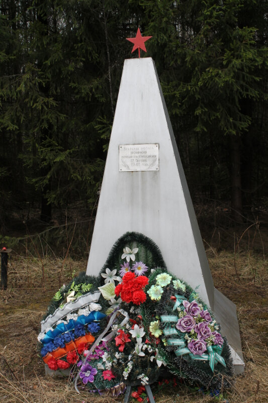 Anıt, heykel Братская могила солдатам РККА, Vologodskaya oblastı, foto