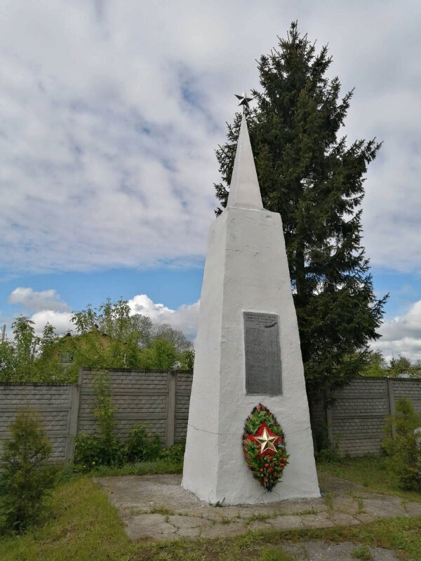 Anıt, heykel Погибшим воинам-малокозинцам, Nijegorodskaya oblastı, foto