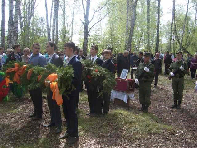 Anıt, heykel Воинское захоронение Хотова Николая Константиновича, Krasnoyarski krayı, foto