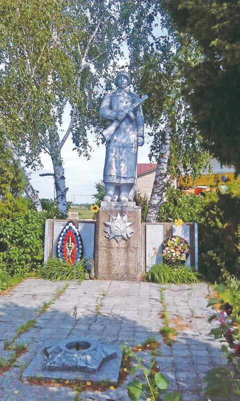 Anıt, heykel Воинам-односельчанам, погибшим в годы Великой Отечественной войны, Mordovya, foto