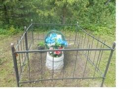 Anıt, heykel Захоронение партизана, Pskovskaya oblastı, foto