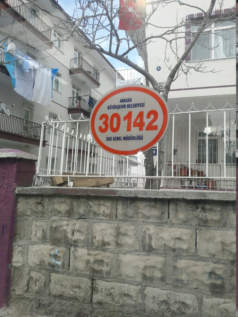 Toplu taşıma durağı Ego 30142 No'lu Durak, Ankara, foto