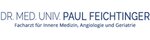 Feichtinger Paul Dr - Facharzt f Innere Medizin, Angiologie u Geriatrie (Leechgasse No:29, Graz), özel muayenehaneler  Graz'dan