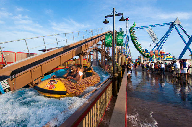 Lunapark Galveston Island Historic Pleasure Pier, Galveston, foto