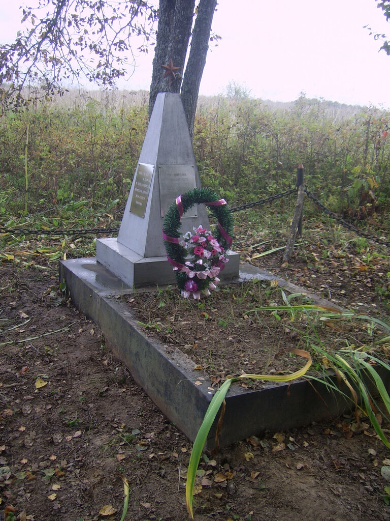 Anıt, heykel Братская могила мирных жителей, замученных в 1942 г., Smolenskaya oblastı, foto