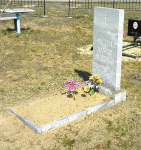 Воинское захоронение № 183 (Voronezh Region, Pavlovskiy rayon, Pokrovskoye selskoye poseleniye, selo Cherkasskoye, ulitsa Mira), anıt, heykel  Voronejskaya oblastından